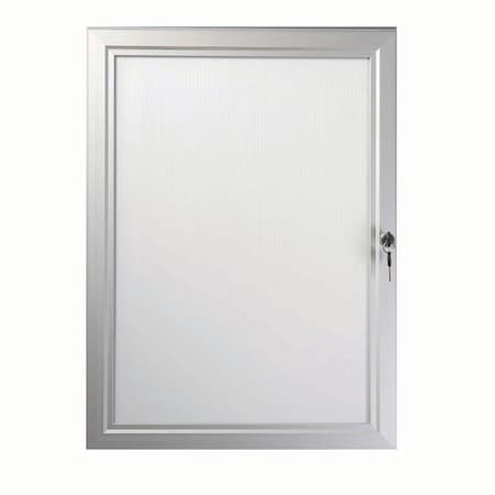 Seco Locking Poster Case, 40" x 60", Silver LCASE4060 | Zoro